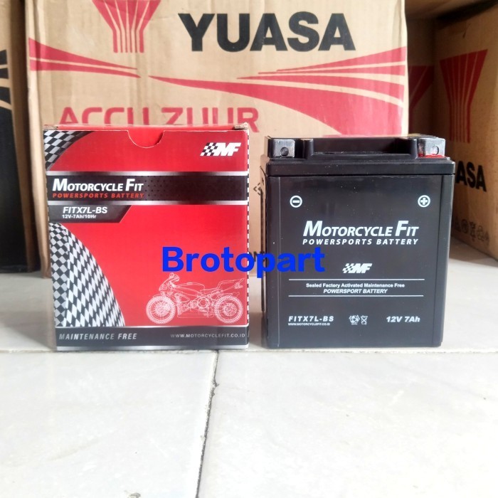 Jual Aki Motor XMAX, R25, MT25 Accu YTX7L-BS MF Aki Kering | Shopee Indonesia
