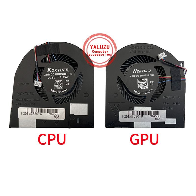 Jual NEW Laptop CPU GPU Cooling Fan For Dell Precision 7530 M7530 7540 ...