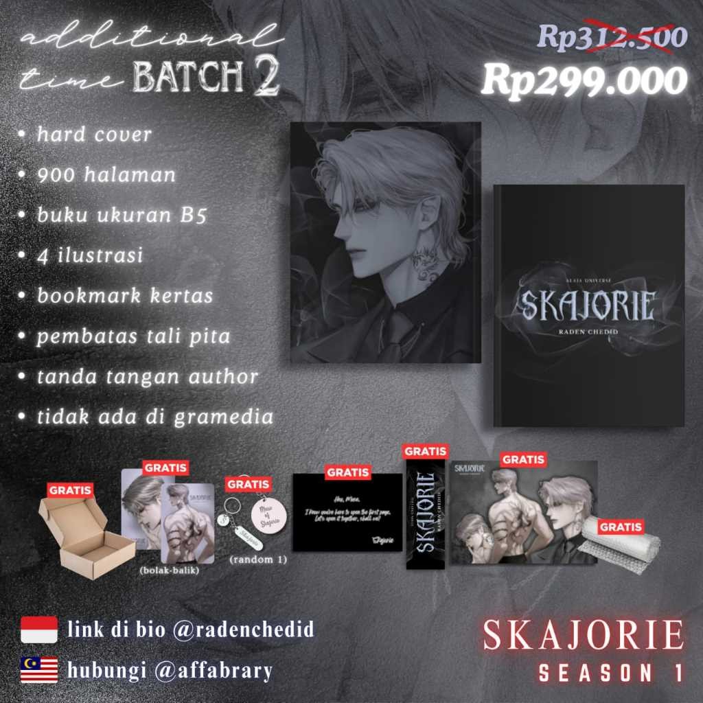 Jual PreOrder 4.4 Additional for Batch 2 - SKAJORIE [season 1] novel by ...