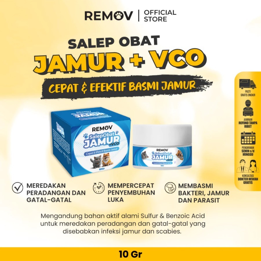 Jual REMOV Salep Obat Jamur 10 GR Sakit Kulit Gatal Luka Bakteri ...