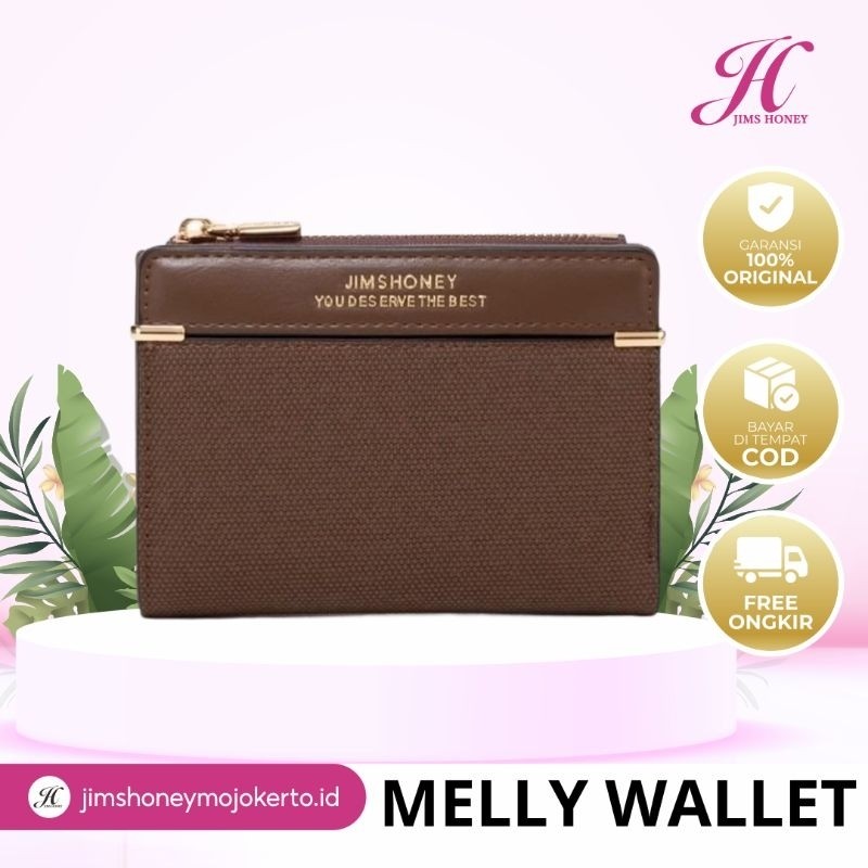 Jual JIMS HONEY MELLY WALLET DOMPET LIPAT PENDEK WANITA KARTU SIMPLE CEWEK | Shopee Indonesia