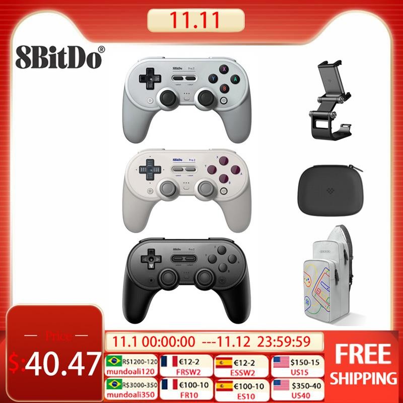 Jual Top 8Bitdo Pro 2 Bluetooth Game Controller Wireless Joystick Gamepad for Switch PC macOS ...