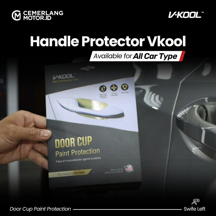 Jual VKOOL PPF Door Cup Protector Pelindung Handle Pintu BYD DOLPHIN ...