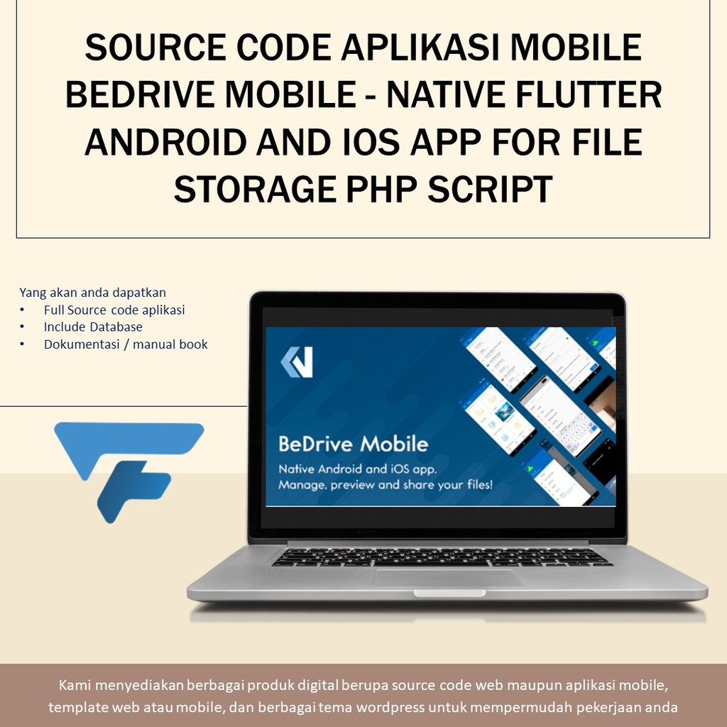 Jual SOURCE CODE APLIKASI MOBILE BEDRIVE MOBILE - NATIVE FLUTTER ANDROID AND IOS APP FOR FILE ...