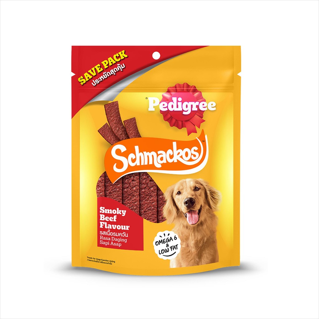 Jual PEDIGREE SCHMACKOS STRAP SMOKY BEEF 300GR - PEDIGREE SCHMACKOS ...