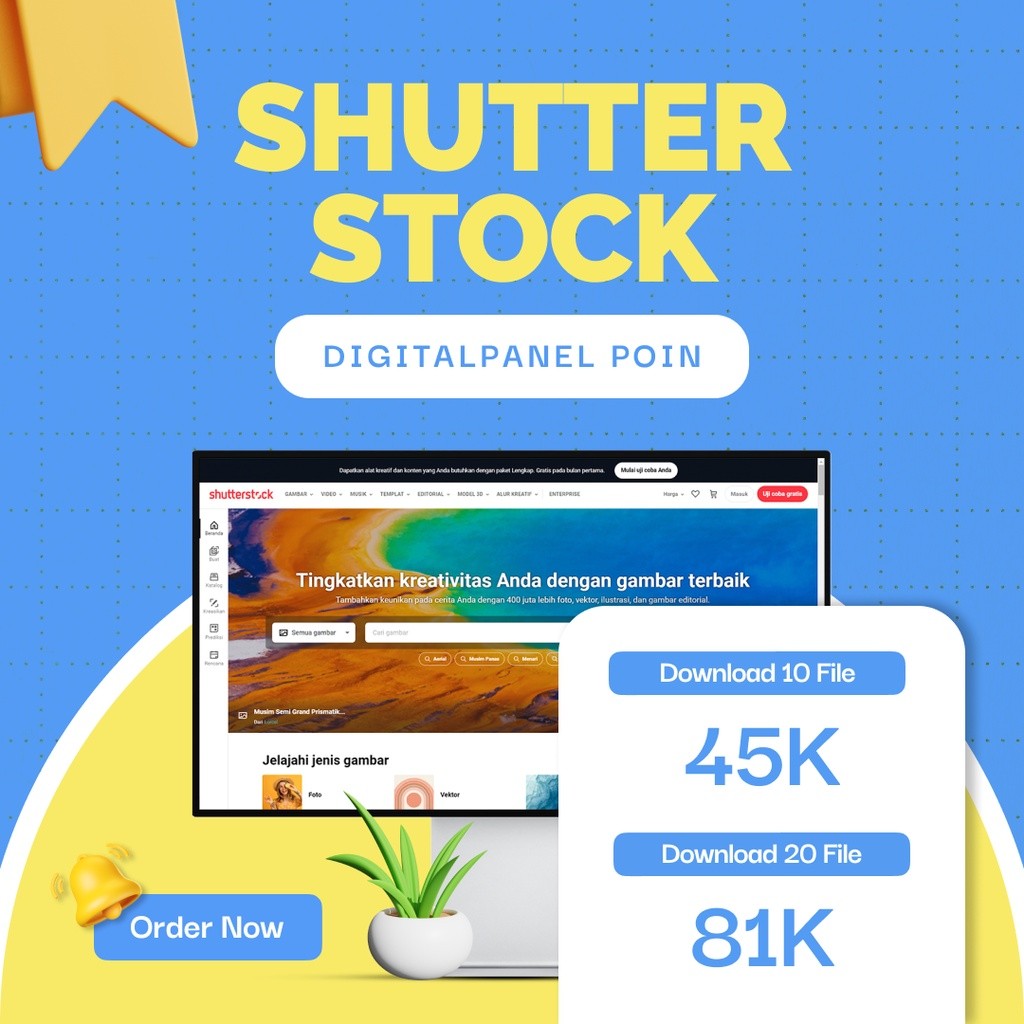 Jual SHUTTERSTOCK PREMIUM | SHUTTERSTOCK 1 BULAN | HISTORY TERSIMPAN ...