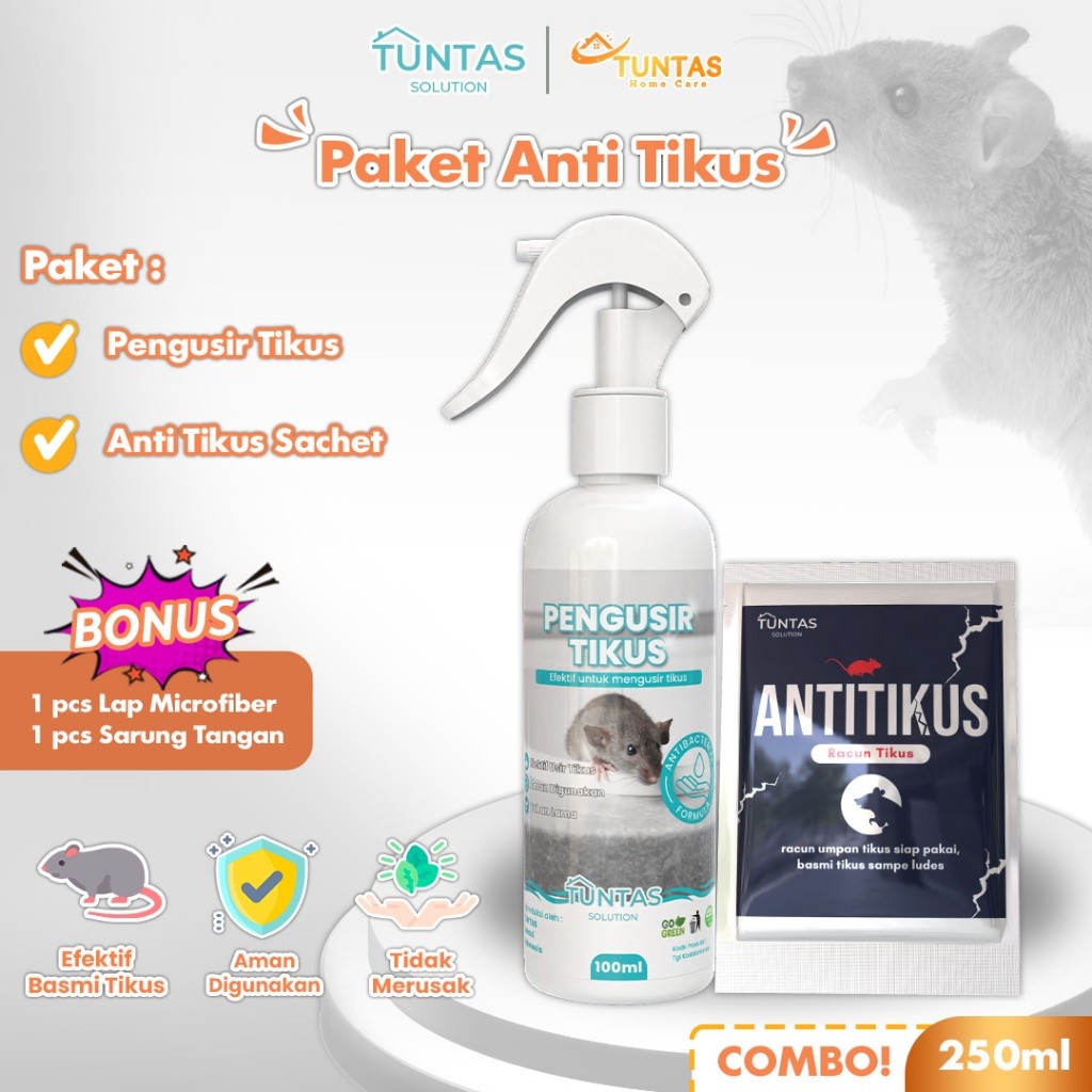 Jual TUNTAS Anti Tikus Pengusir Tikus Anti Hama Pembasmi Serangga ...