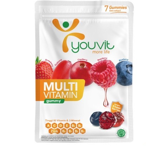 Jual YOUVIT MULTIVITAMIN DEWASA 7 DAY ISI 7 GUMMIES | Shopee Indonesia