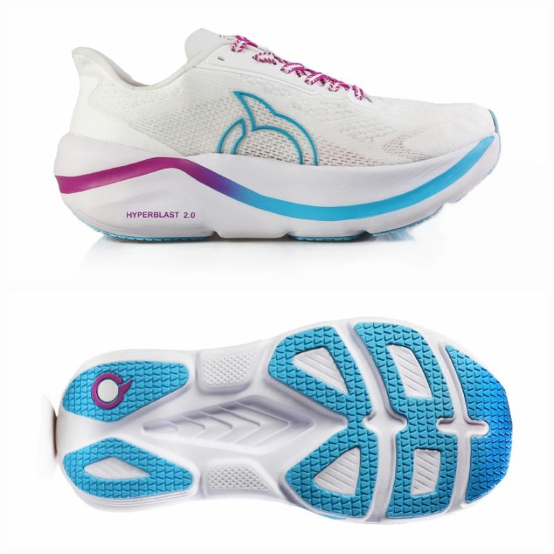 Jual Sepatu Running Ortuseight Hyperblast 2.0 White Cyan Ortuseight ...