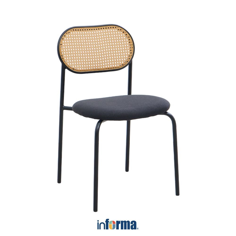 Jual Informa Lixy Kursi Fabric - Hitam Multipurpose Chair Kursi Makan ...