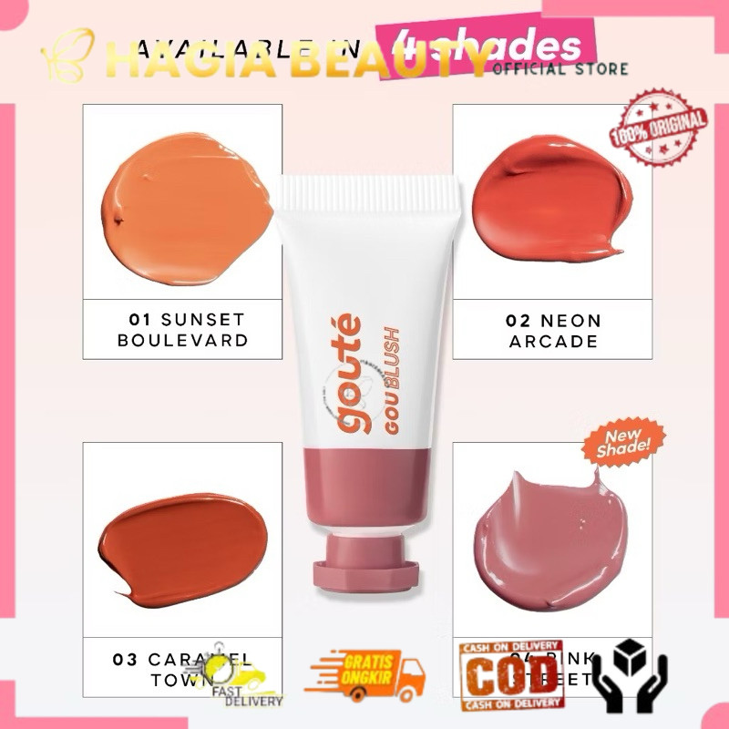 Jual TERLARIS - gouté Goublush - goute All in One Cream Blush for Blush ...