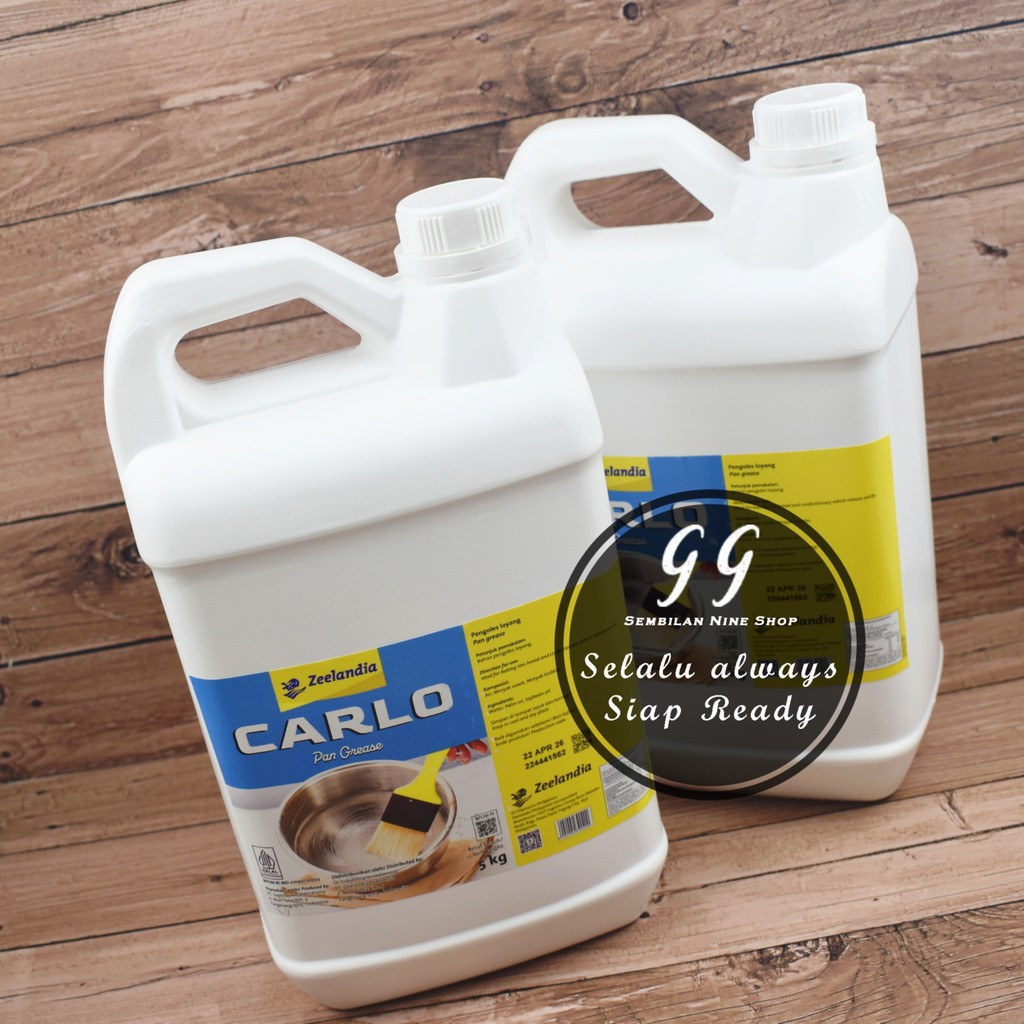 Jual CARLO 5 KG PENGOLES LOYANG PAN GREASE Zeelandia | Shopee Indonesia