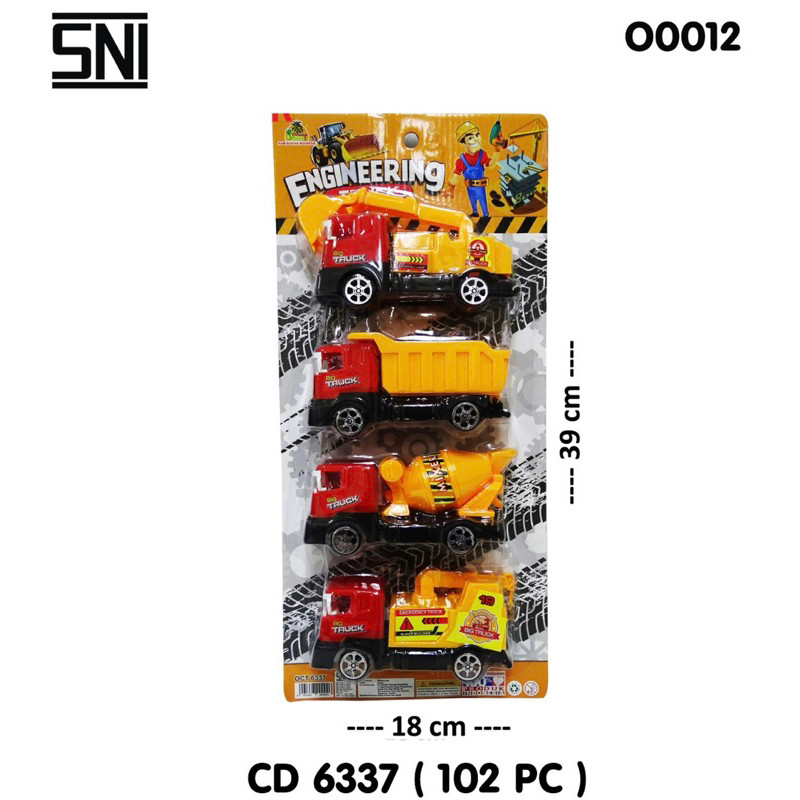 Jual Mainan Anak Mobil Truck Bego Beko Pemadam Kendaraan Helikopter ...