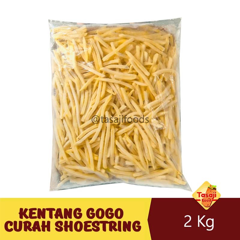 Jual Kentang Gogo Curah Shoestring Cut Berat 2 kg | Shopee Indonesia