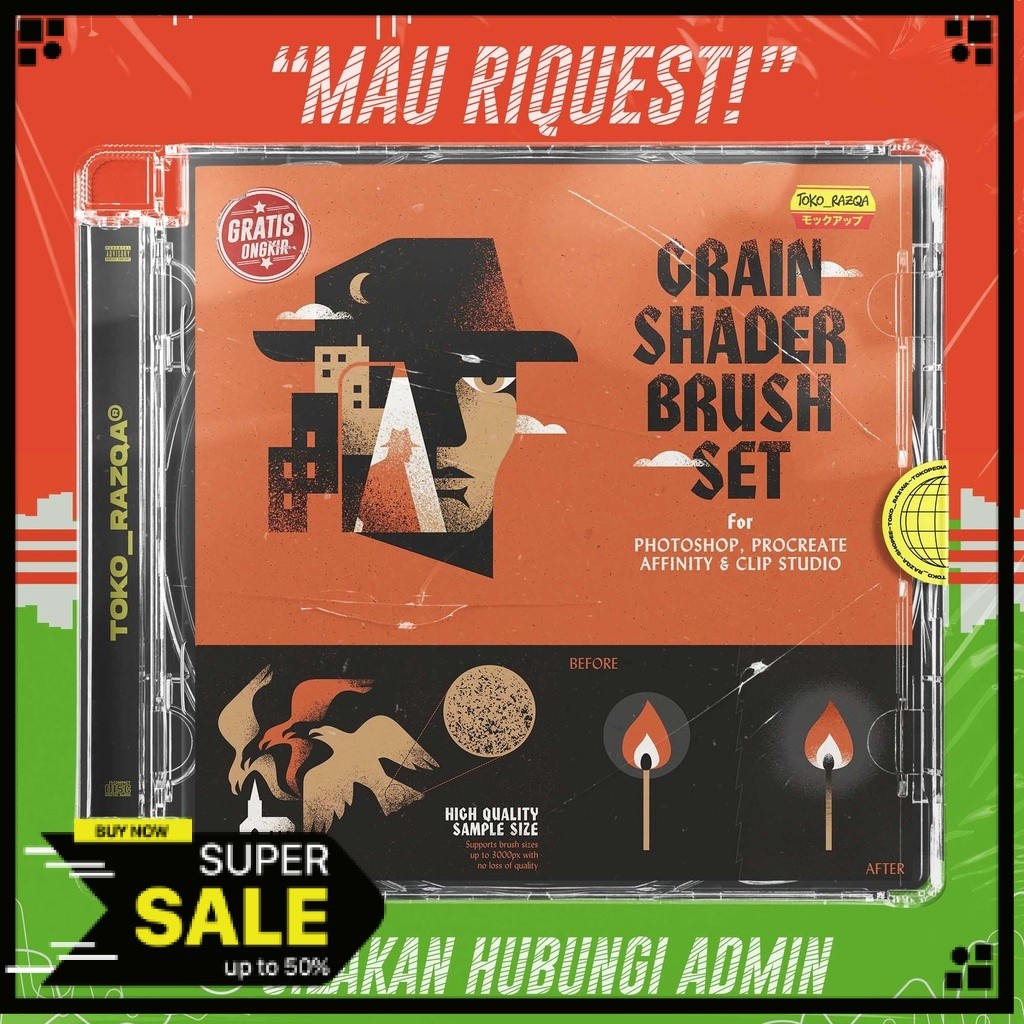 Jual True Grit Texture Supply - Grain Shader For Clip Studio Paint CSP ...