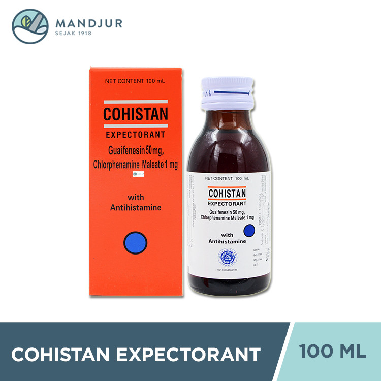 Jual Cohistan Expectorant 100 mL - Pengencer Dahak dan Pereda Batuk ...