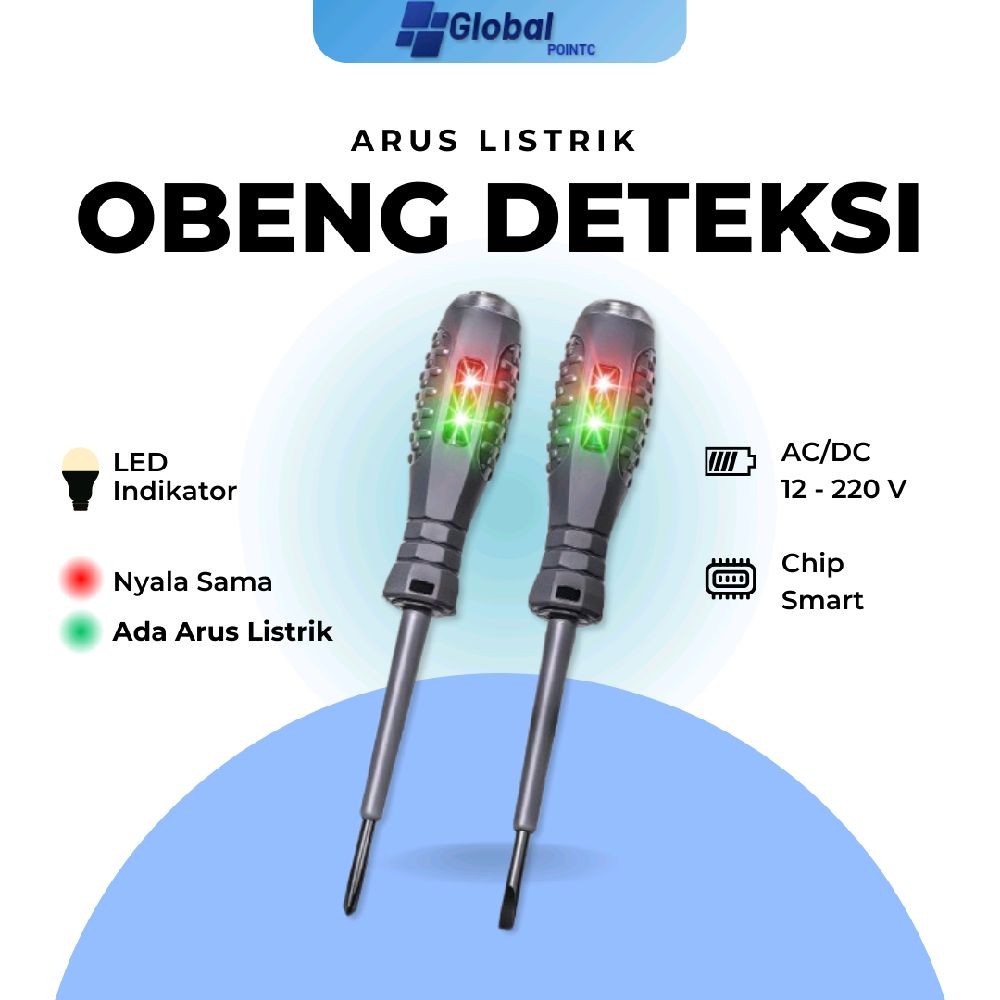 Jual Alat Obeng Test Pen Pendeteksi Listrik Digital - Test Pen Listrik ...