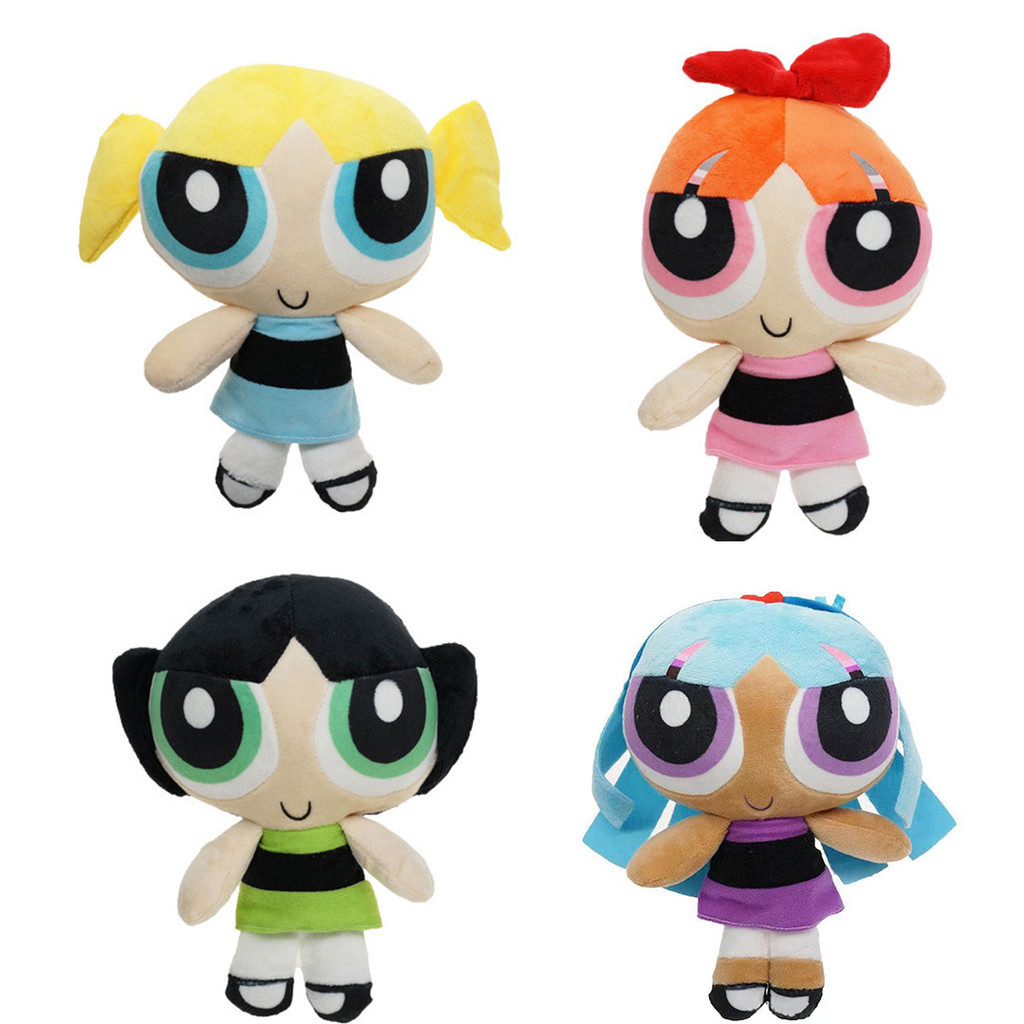 Jual Hot The Powerpuff Girls Cartoon Plush Doll Buttercup Bubbles ...