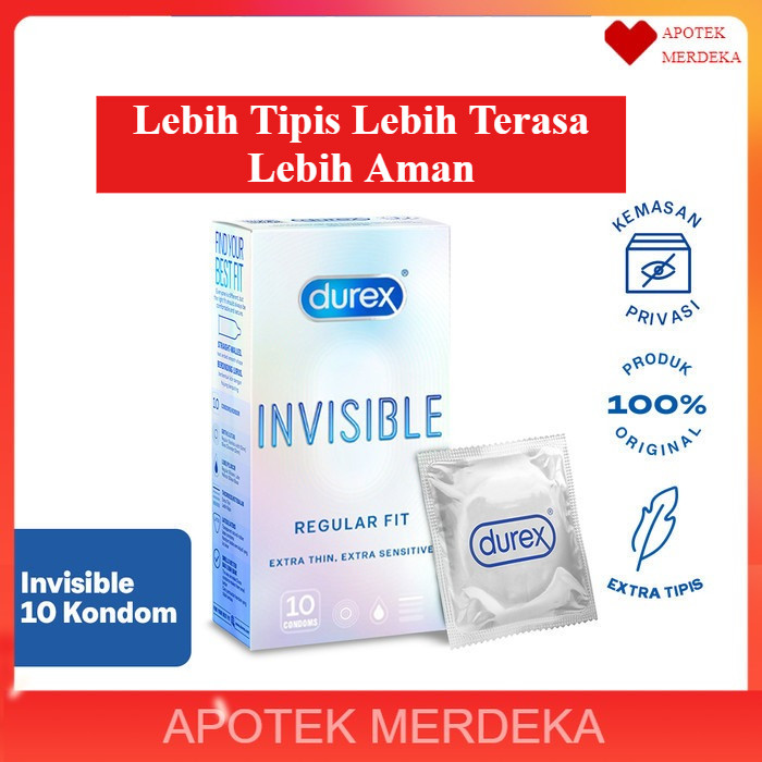 Jual Durex Invisible 10s - Kondom Extra Tipis | Shopee Indonesia