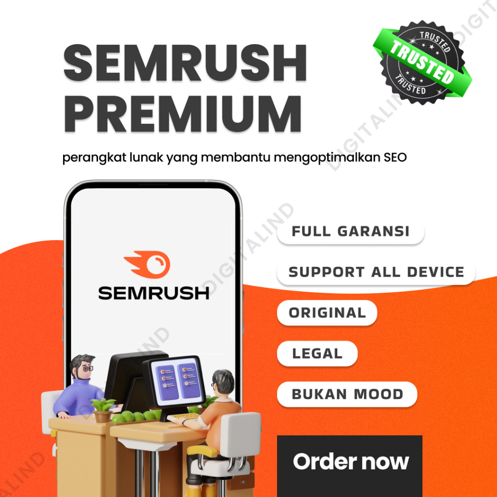 Jual Akun Semrush 1 Bulan Private | Bergaransi Full | Semrush 1 Bulan | Shopee Indonesia