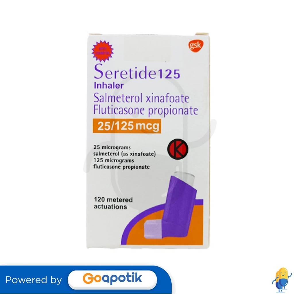 Jual Seretide Inhaler 25/125 Mcg Box | Shopee Indonesia