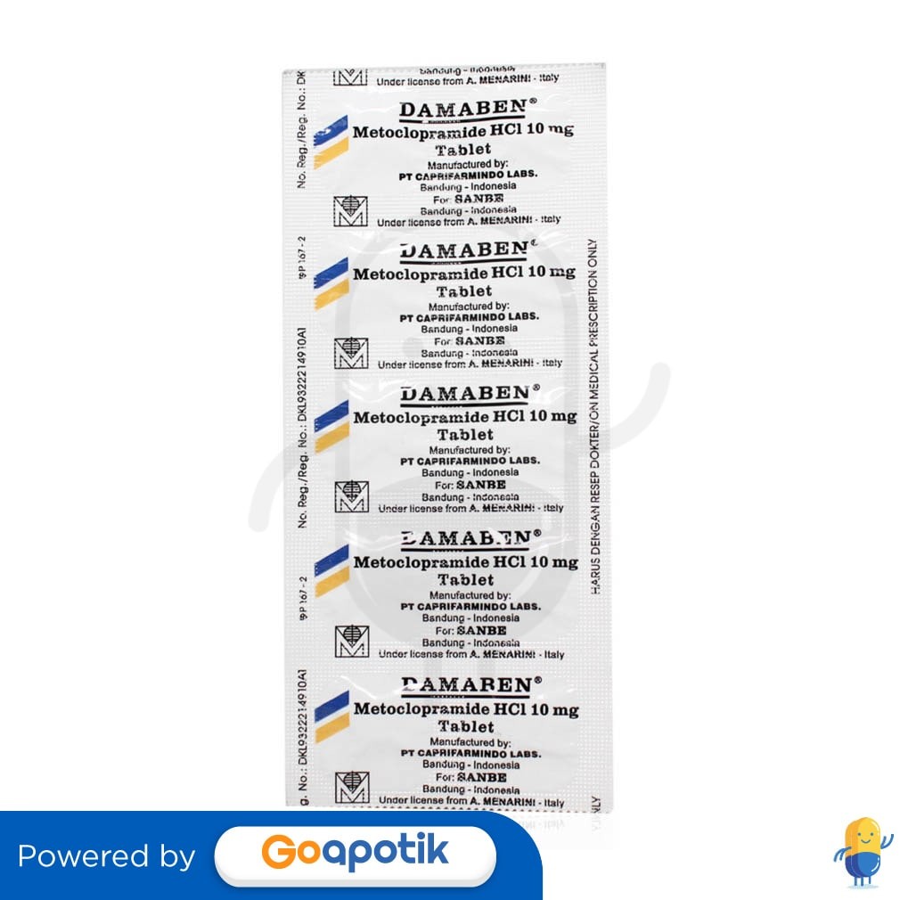 Jual Damaben 10 Mg Tablet Strip | Shopee Indonesia