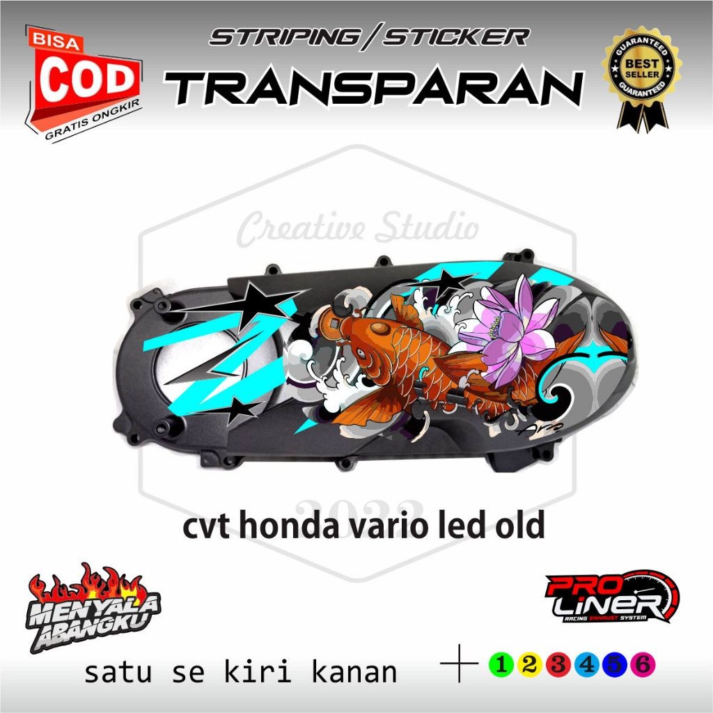 Jual sticker bok cvt vario led old,vario kzr,vario gen1 masuk vario ...
