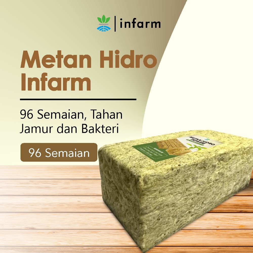 Jual INFARM - Rockwool UPuper Media Tanam 96 Semaian Benih, Media Tanam ...
