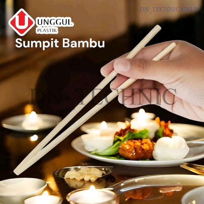Jual SUMPIT BAMBU 50 PCS/PACK UNGGUL PLASTIK KITCHENWARE Kayu Makan ...