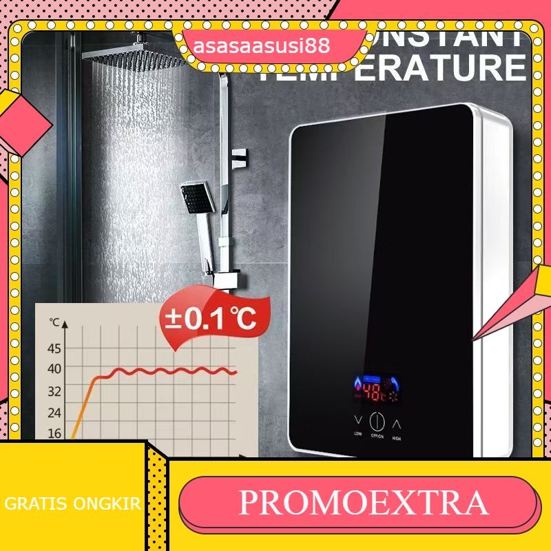 Jual Pemanas Air Pancuran Kamar Mandi Pemanas Air Listrik Instan Yang ...