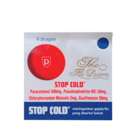Jual Stop Cold untuk Meringankan Gejala Flu (4 Tablet) | Shopee Indonesia