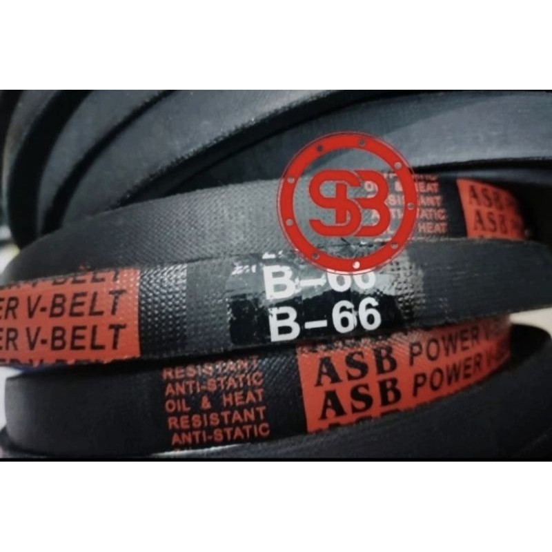 Jual V BELT FAN BELT TALI KIPAS B66 B 66 MERK ASB | Shopee Indonesia