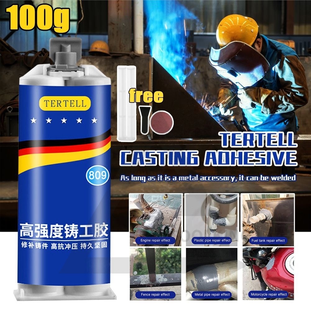 Jual Lem AB Besi Super Kuat Tahan Panas Kafuter Lem Perekat Super 100ml ...