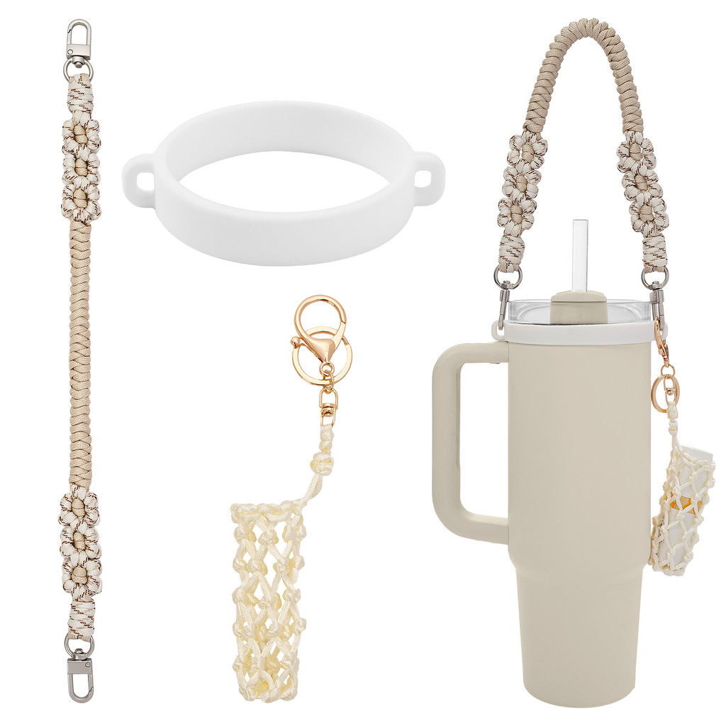 Jual Tali Mug Buatan Tangan Anyaman Daisy Bergaya Stanley yang Keren ...