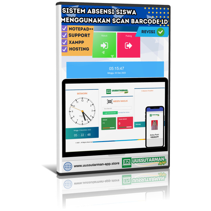 Jual source code sistem absensi menggunakan Barcode 1d untuk sekolah - php | Shopee Indonesia