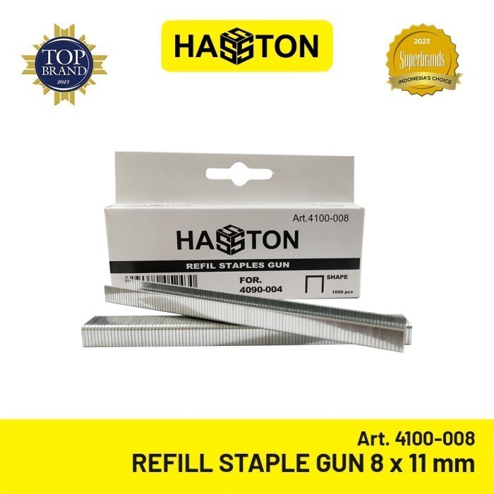 Jual Hasston Refill Staples 8x11mm For 4090-004 Staple Gun 3 Way (4100-008) | Shopee Indonesia