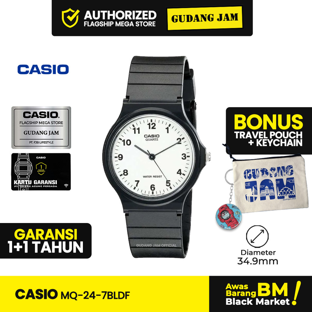 Jual Jam Tangan Casio MQ-24-7BLDF MQ-24-7B MQ-24 MQ24 MQ 24 SLF | Shopee Indonesia