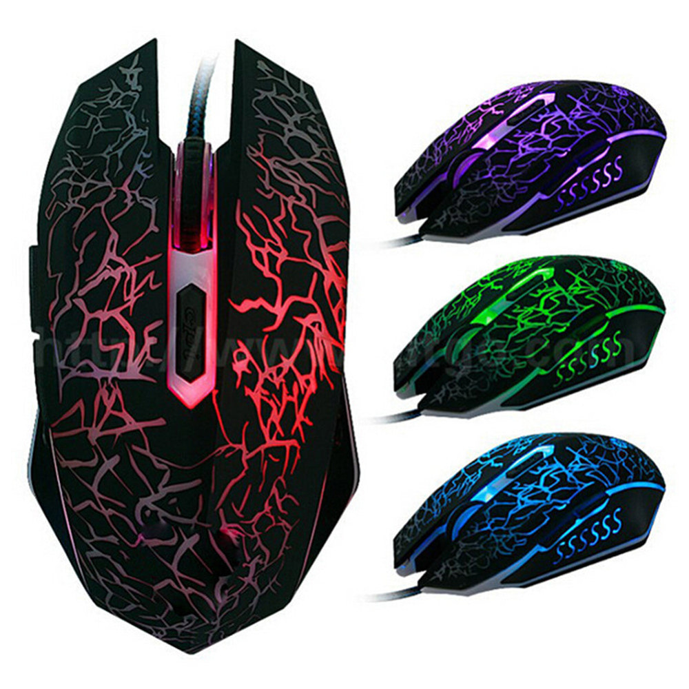 Jual Colorful LED Computer Gaming Mouse Professional Ultra-precise For ...