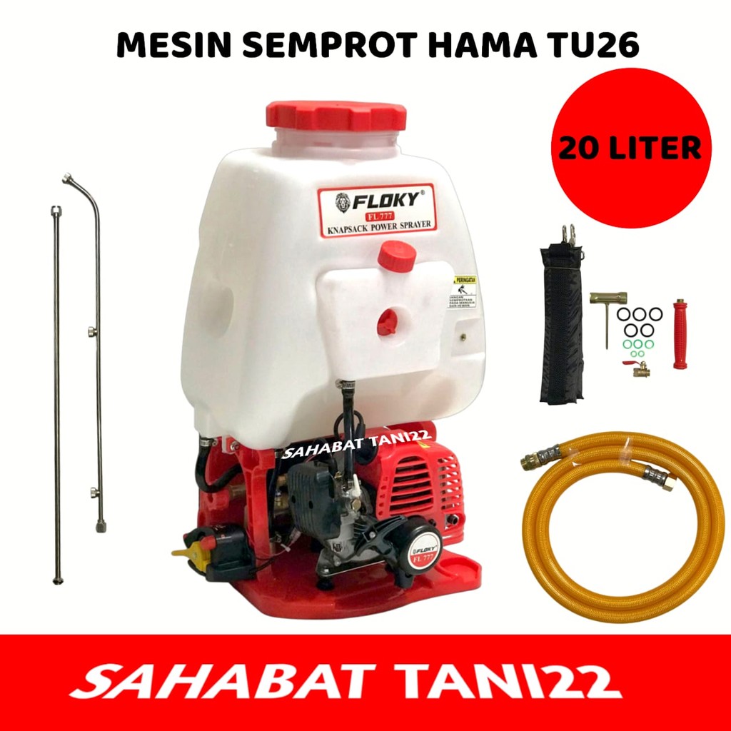 Jual Mesin Semprot Hama TU26 20L Standar 20L FLOKY 777 TURBO 25 Liter Standar Dan 25 Liter TURBO ...