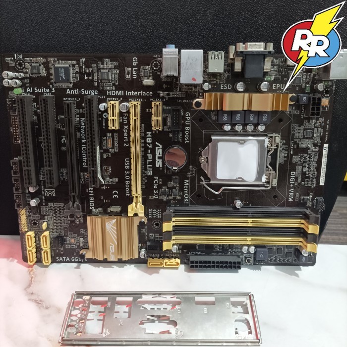 Jual Motherboard Pc Gaming Merk Asus H87 - PLUS Socket 1150 tipe ATX ...