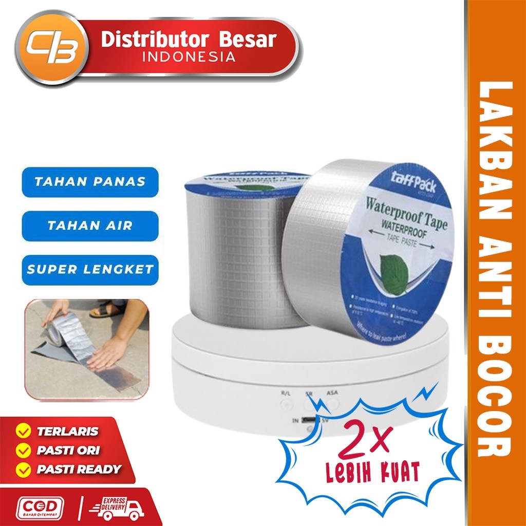 Jual ( DBI ) Lakban Anti Bocor Anti Air Tahan Panas Aluminium Foil Asphalt Tambal Atap Lem ...