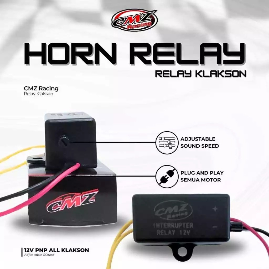 Jual RELAY KLAKSON PUTUS PUTUS 12 VOLT UNIVERSAL / MODUL RELAY KLAKSON ...