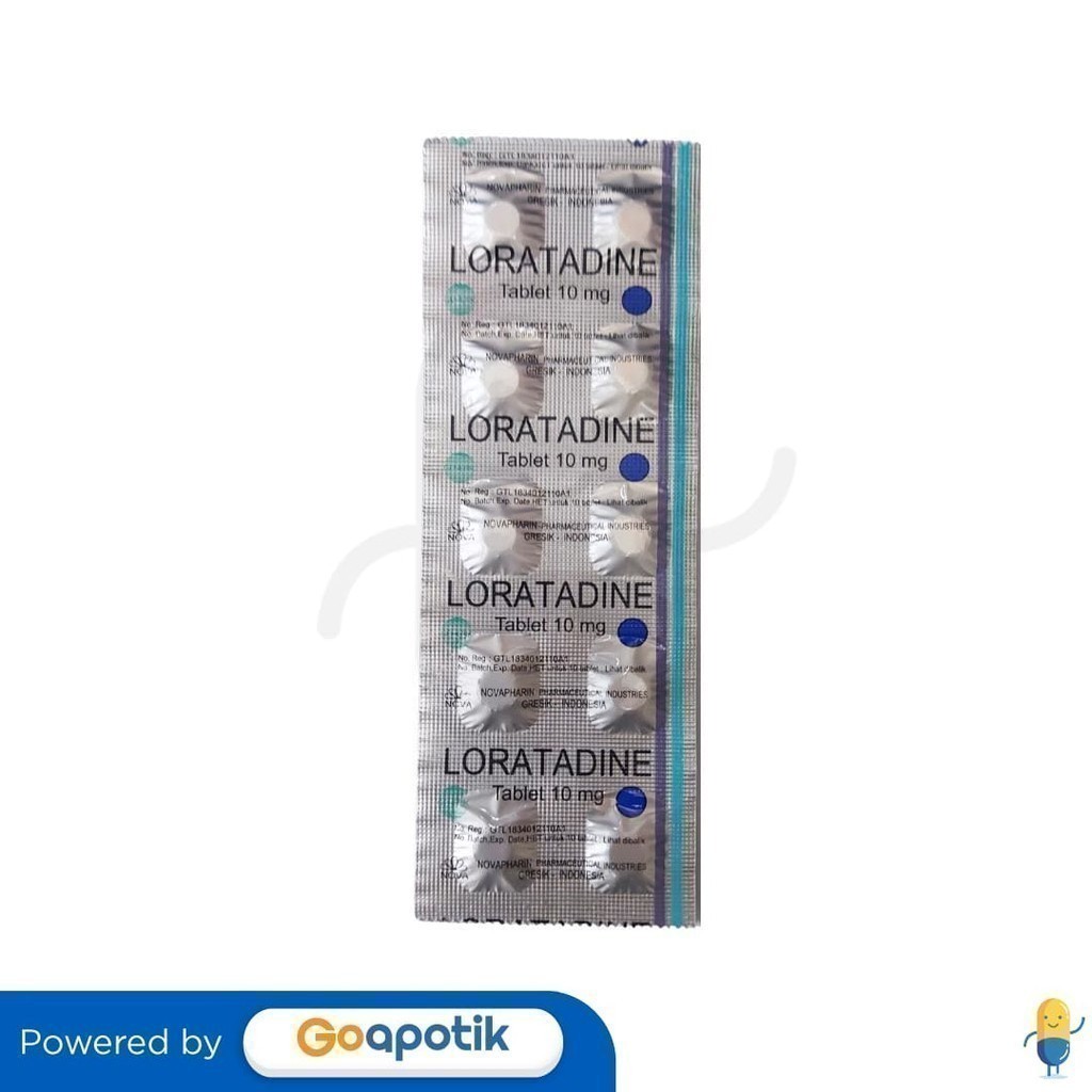 Jual Loratadine Novapharin 10 Mg Strip 10 Tablet | Shopee Indonesia