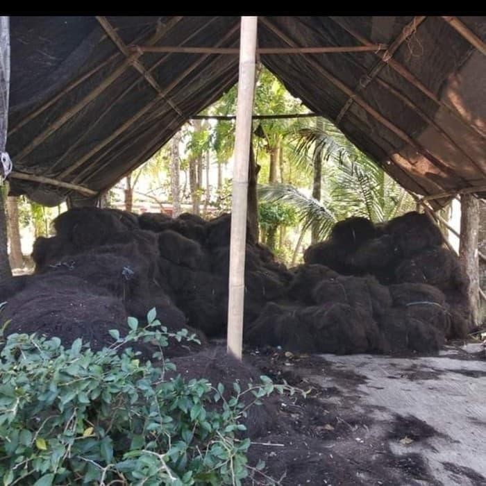 Jual Ijuk aren hitam resapan air 1kg (MAHKOTA SABUT KELAPA) | Shopee ...