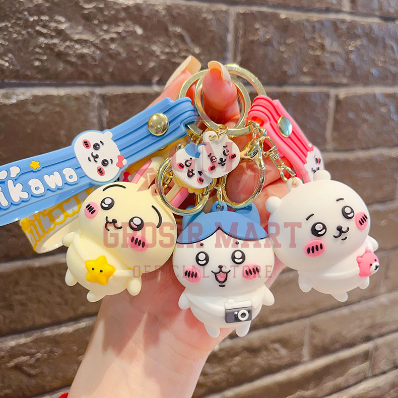 Jual Gantungan Kunci Chiikawa Silikon Besar / Ganci Chiikawa / Ganci ...