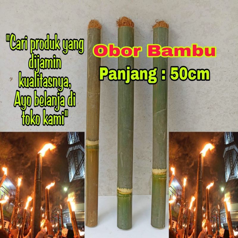 Jual Obor Bambu Alat Penerangan Tradisional - AN | Shopee Indonesia