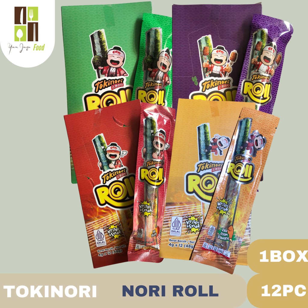 Jual TOKINORI Nori Roll Crispy Per Box - Rasa Original, Balado, Sapi ...