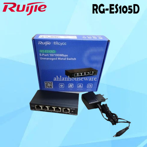 Jual RUIJIE REYEE RG-ES105D 5 10 100Mbps RJ45 ports Metal Case | Shopee Indonesia