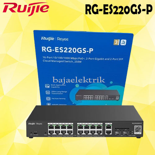 Jual RUIJIE REYEE RG-ES220GS-P 20-PORT GIGABIT SMART CLOUD MANAGED PoE ...