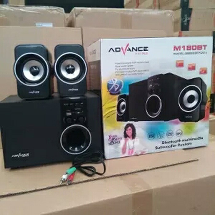 Jual SPEAKER BLUETOOTH MULTIMEDIA ADVANCE M-180 BT / M180BT / M180 ...